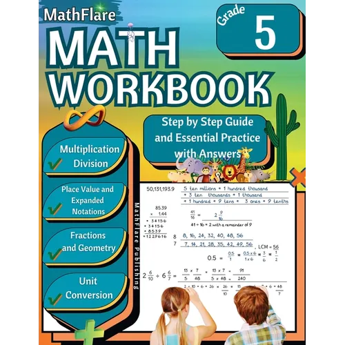 MathFlare - Math Workbook 5th Grade: Math Workbook Grade 5: Multiplica ...